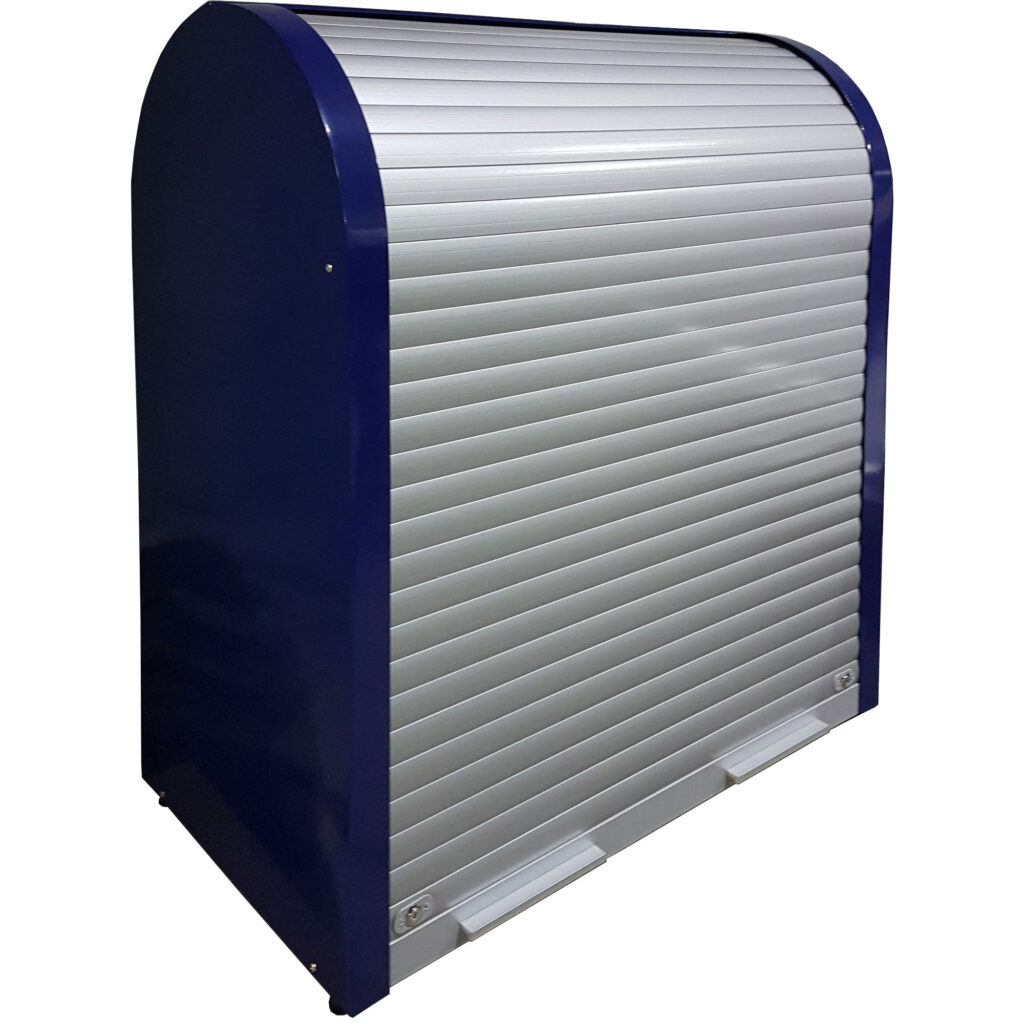 Forecourt bunker / petrol station box in blue RAL 5015 | Direct from ...