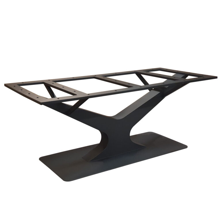 Heavy-duty tree-shaped table frame with reinforcement frame