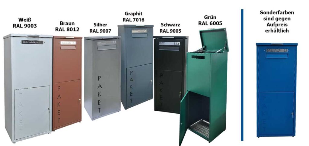 Paketbox XXL für große Pakete | Metallwarenfabrik - RWGMETAL