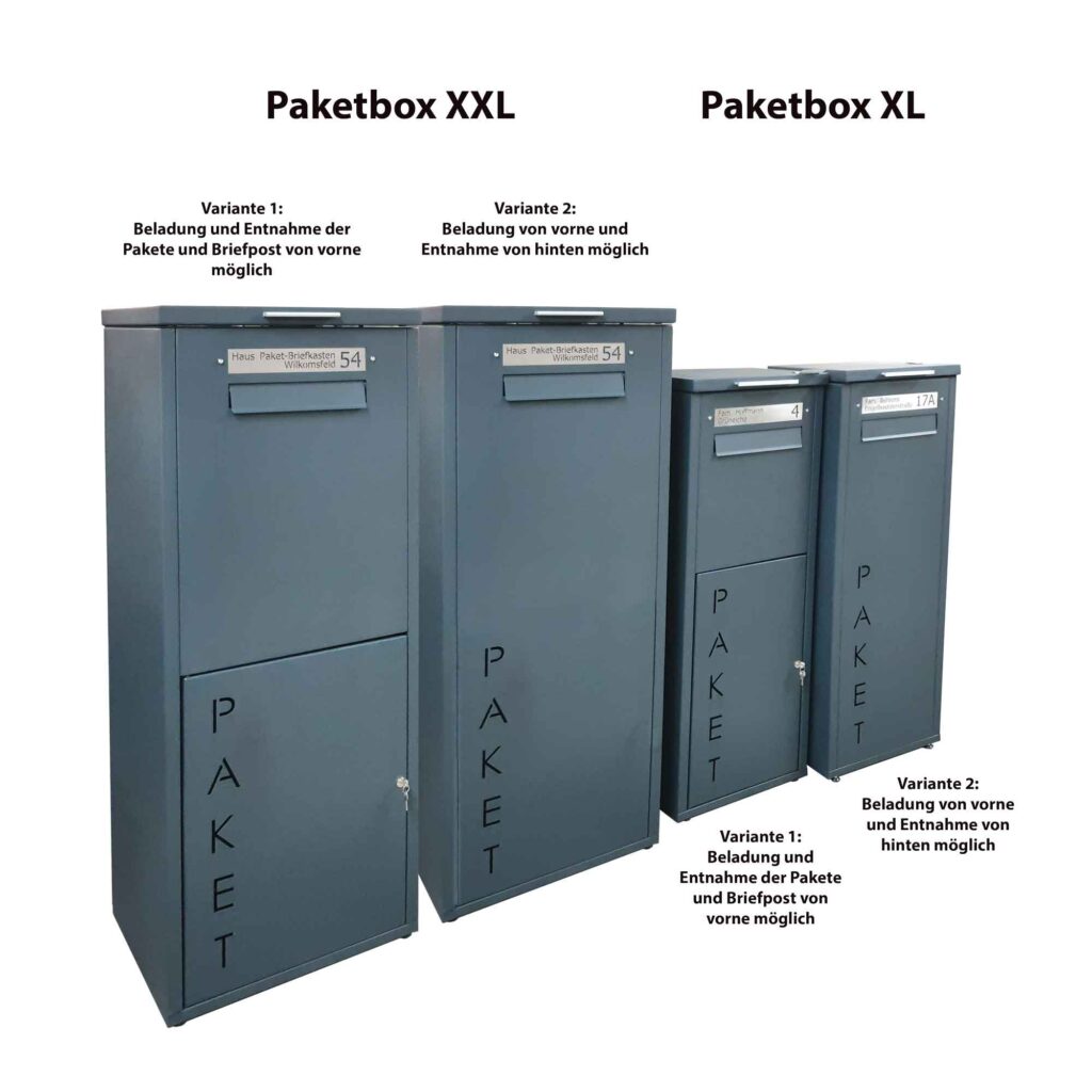 Paketbox XXL für große Pakete | Metallwarenfabrik - RWGMETAL