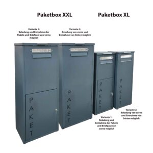 Paketbox XXL für große Pakete | Metallwarenfabrik - RWGMETAL
