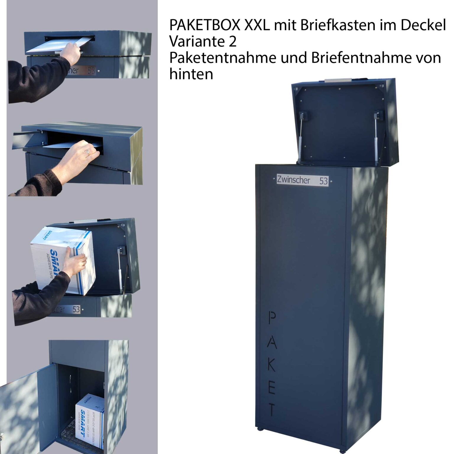 Paketbox XL für große Pakete | Direkt vom Hersteller