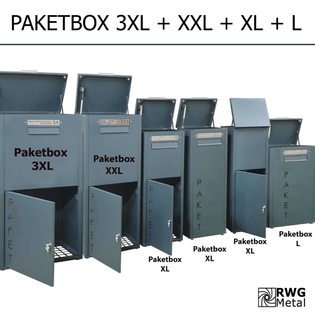 Paketbox L für große Pakete | Metallwarenfabrik