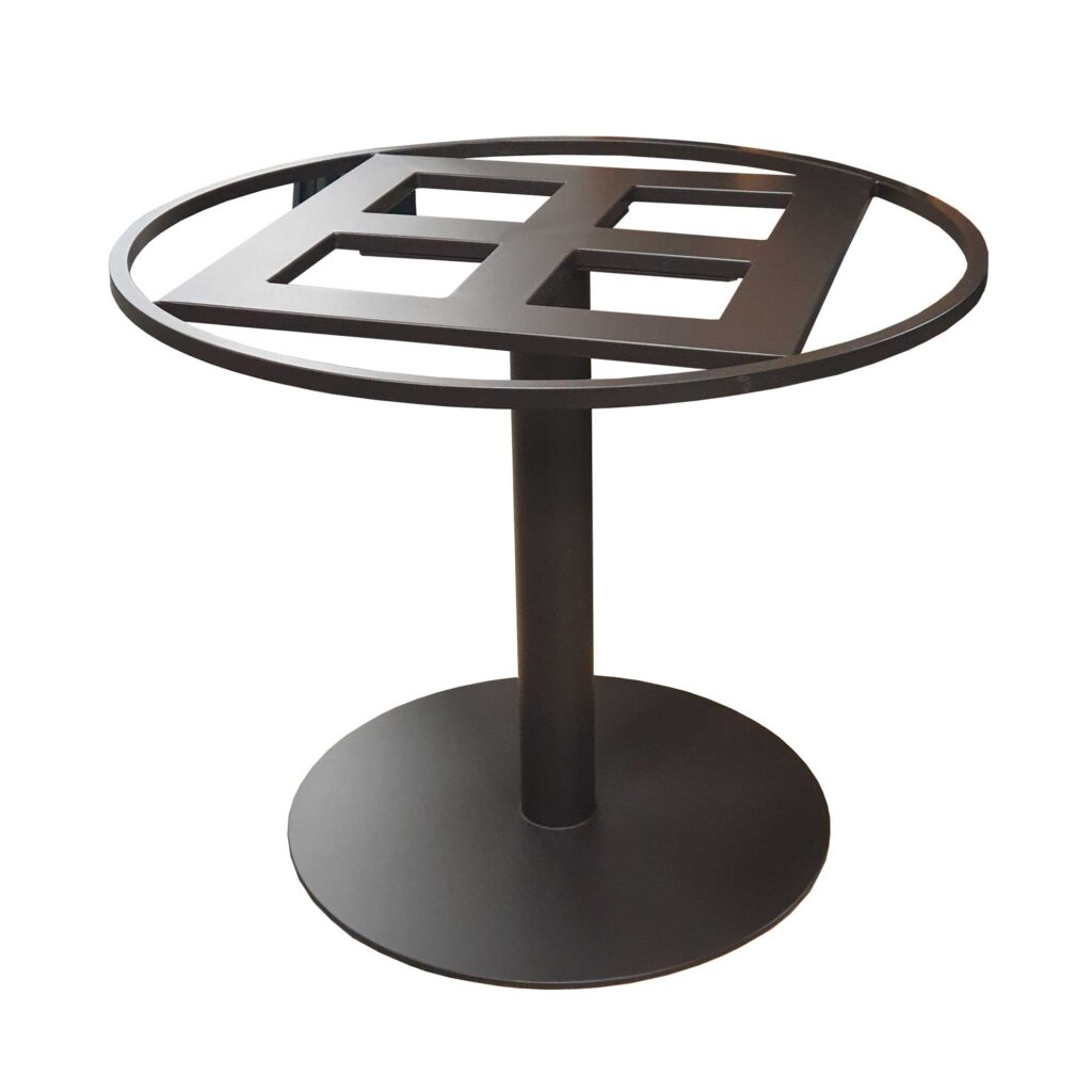 Einbein Tischgestell für RUNDE Tischplatten